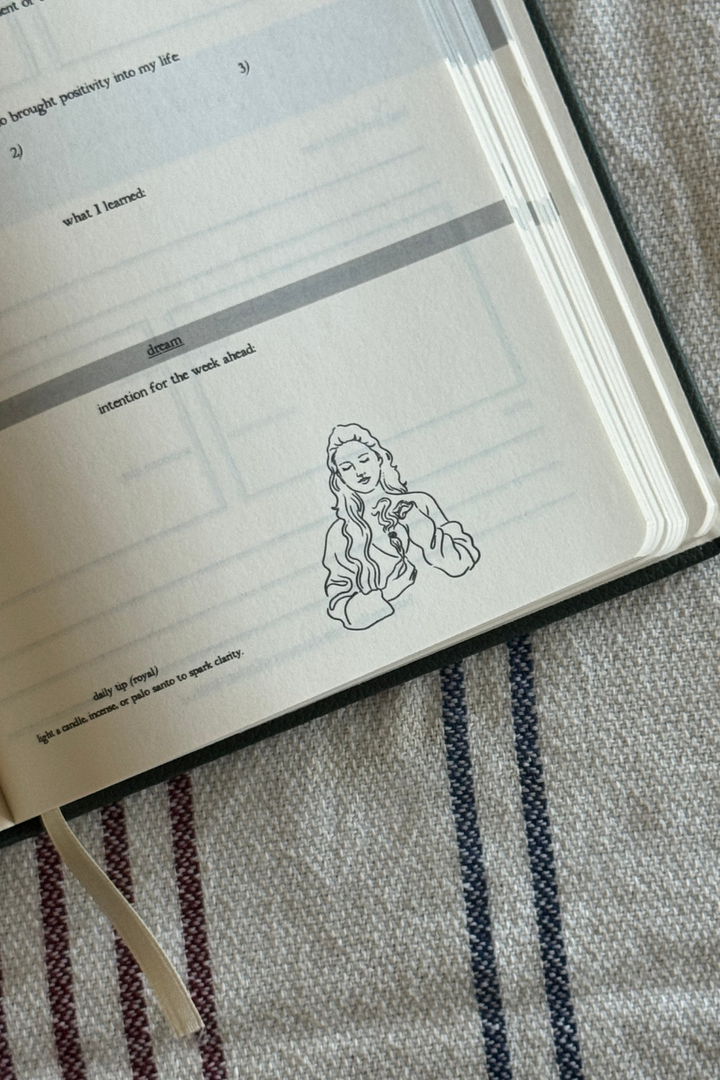 Romanticize Your Life Journal - Luxe Pebble Cover, Inspiring Prompts ...